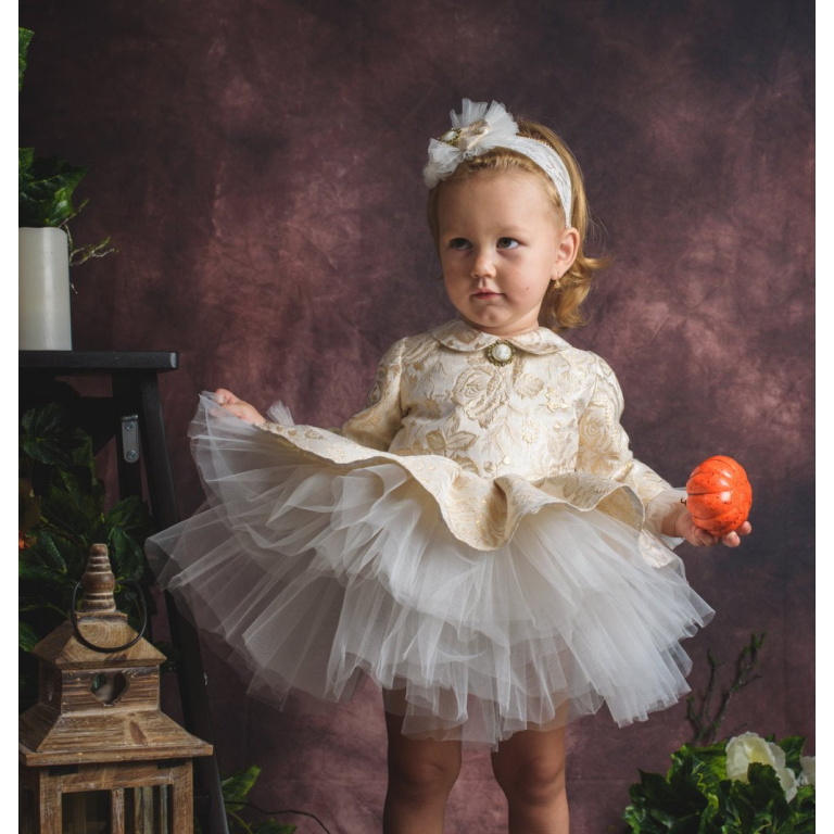 Rochie Botez Rosaria • Botez De Poveste - Trusouri, Rochite & accesorii